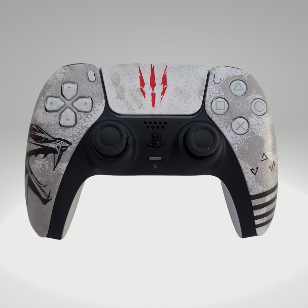 The Witcher 3 Inspired Dualsence Controller – Undead Gaming