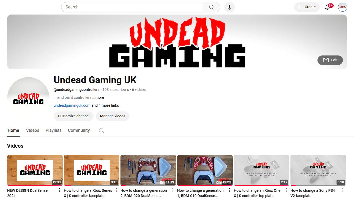 Undead Gaming | Hand Painted and Hand Built Custom Controllers